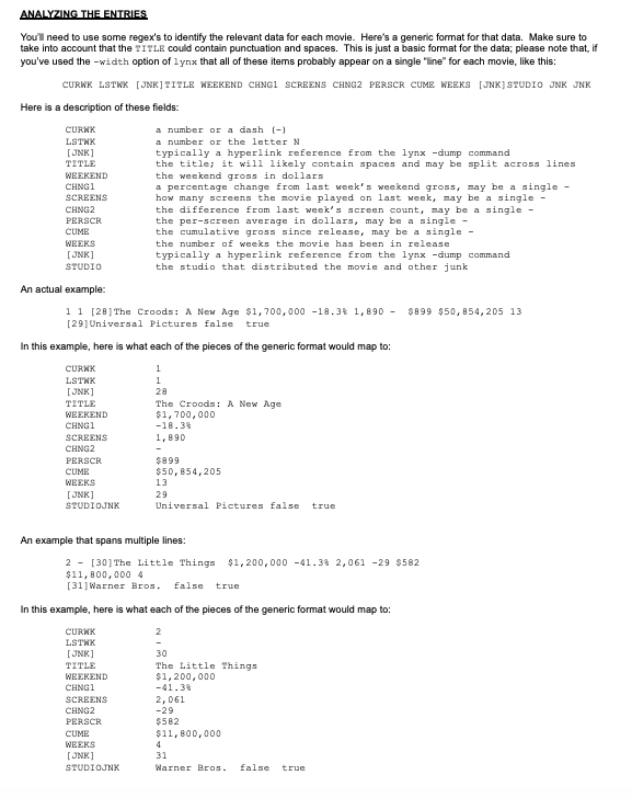 INTRODUCTION This will help hone your regex skills, | Chegg.com