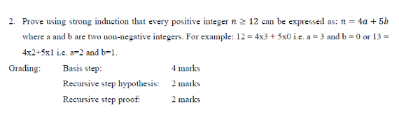 Solved 2. Prove using strong induction that every positive | Chegg.com