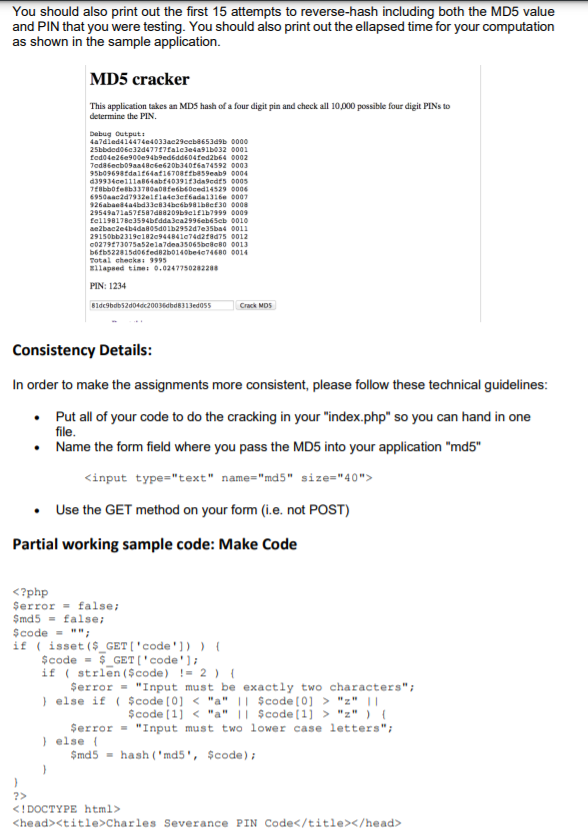 Solved This question is about php function - password | Chegg.com