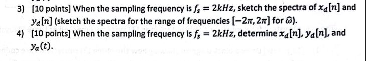 Solved [40 points] The system shown below approximates an | Chegg.com