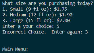 Assignment: Coffee Store Can someone please help me | Chegg.com