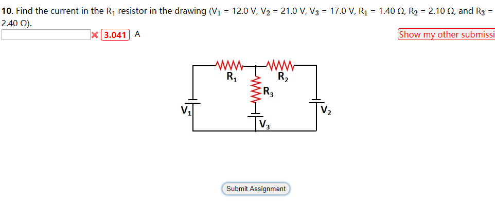 Solved Find the current in the R1 resistor in the drawing | Chegg.com