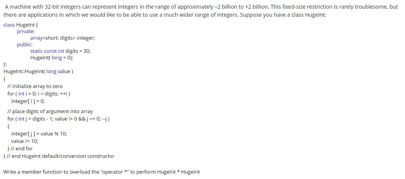 A machine with 32-bit integers can represent integers | Chegg.com