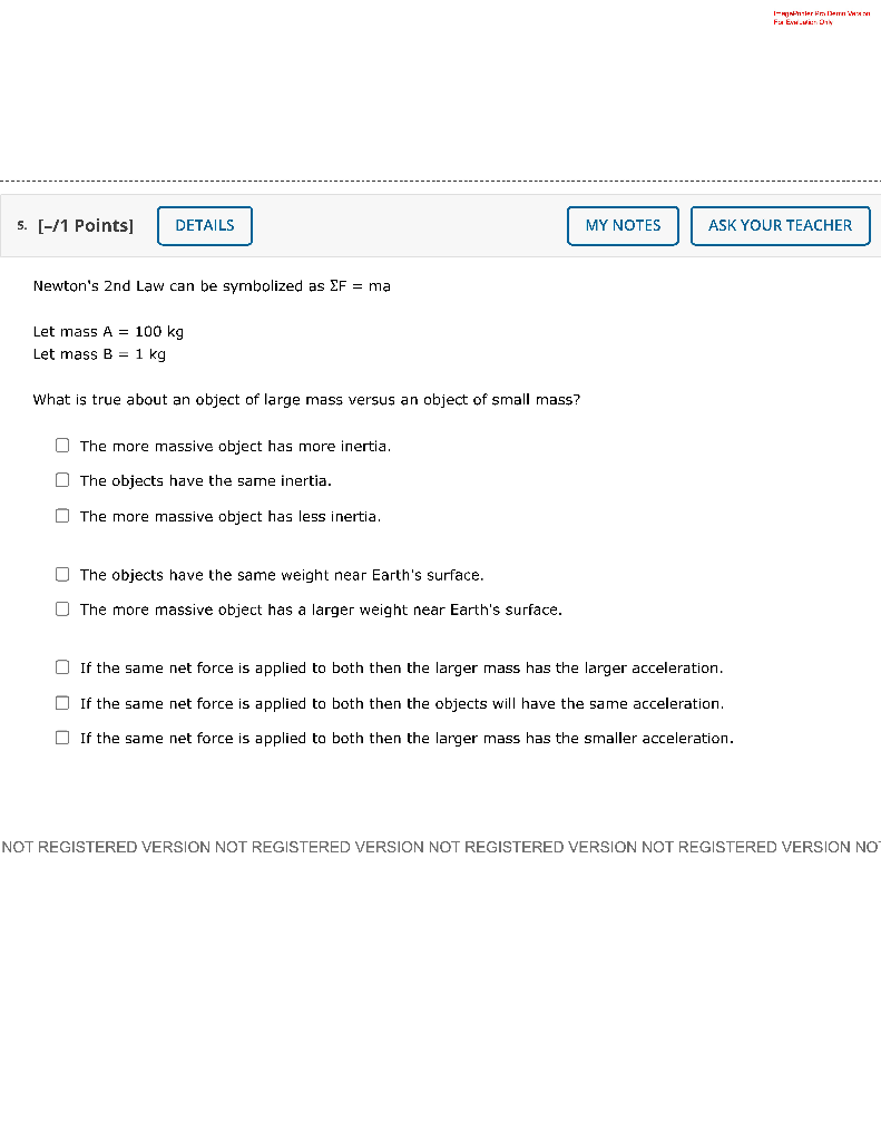 Solved I-ler mer F: Ema DIN 4. [-14 Points] DETAILS MY NOTES | Chegg.com