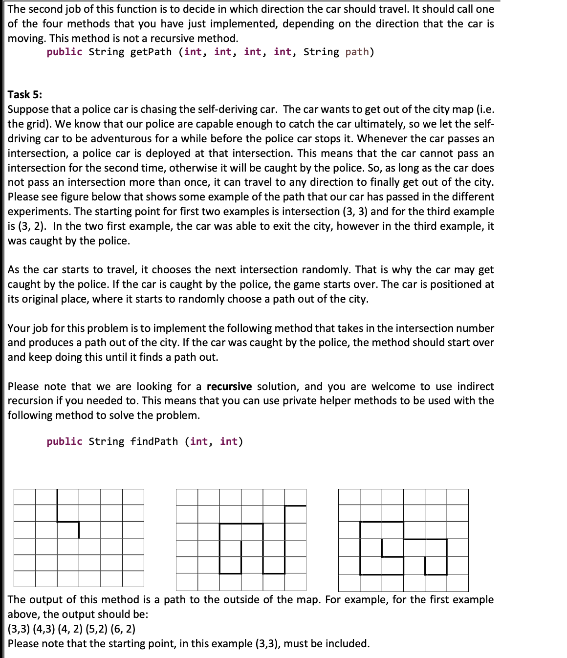 Problem Description: A city is laid out as a | Chegg.com