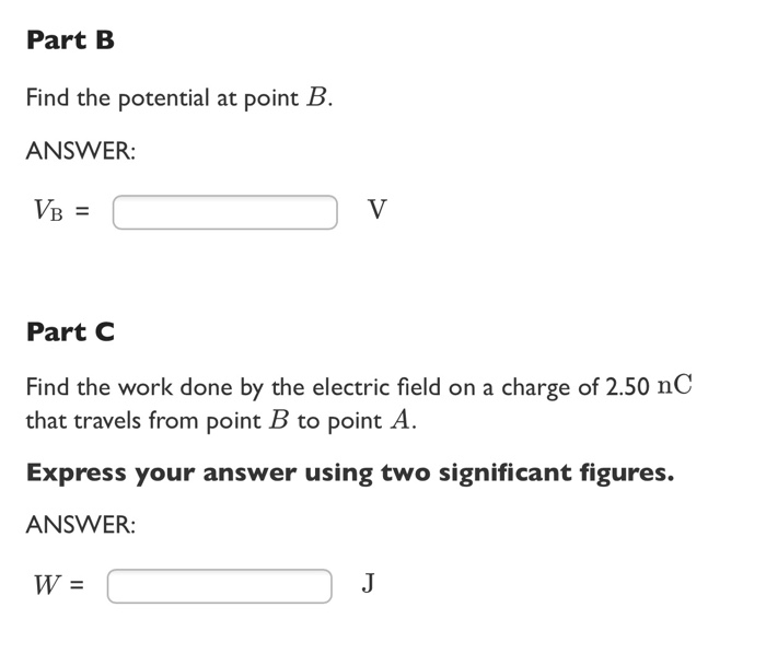 Solved Two point charges q1 = 2.00 nC and q2 =-6.90 nC are | Chegg.com