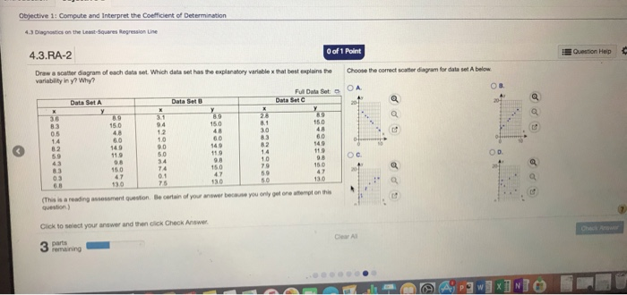 Solved Objective 1: Compute and Interpret the Coefficient of | Chegg.com