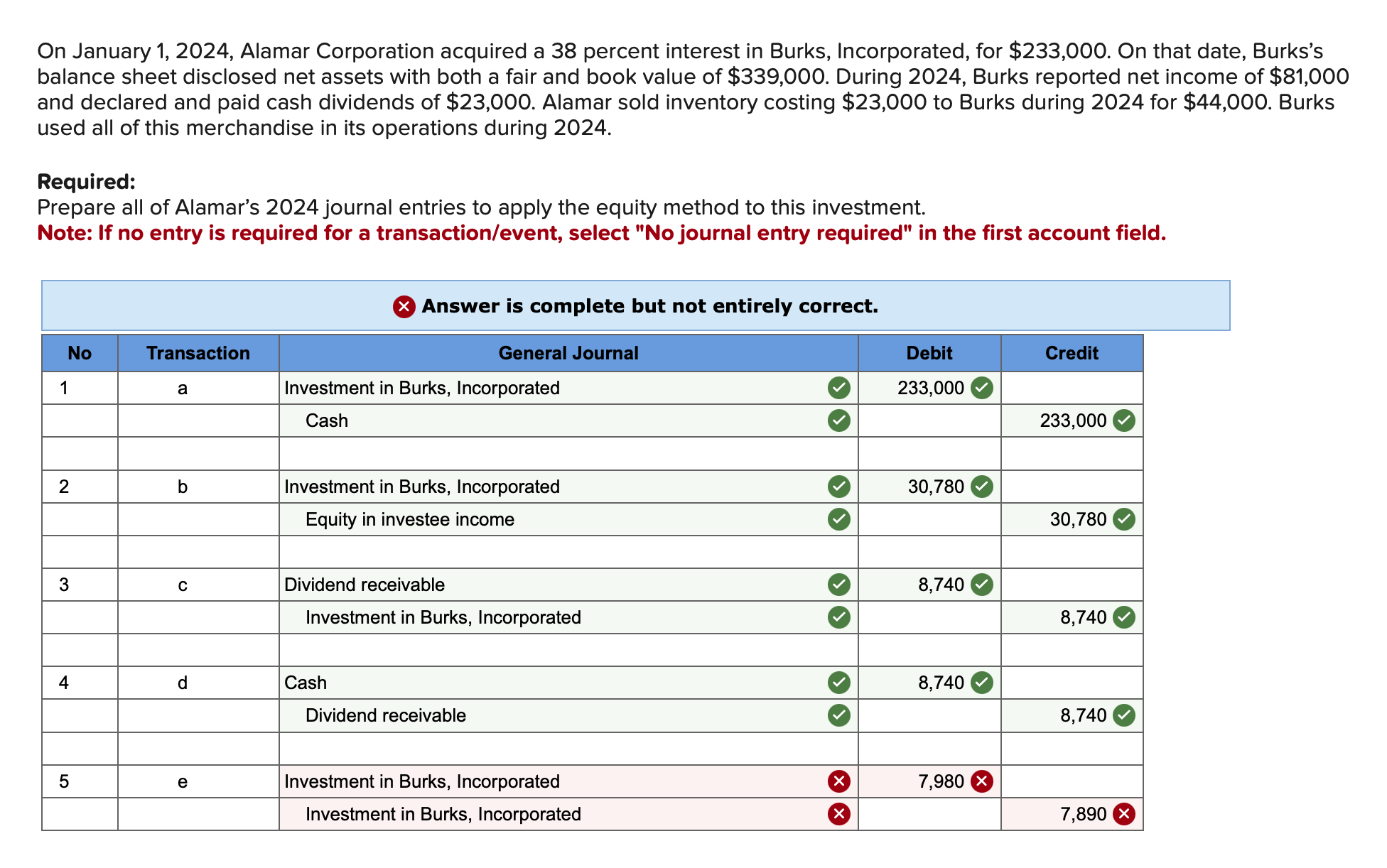 Solved please let me know the Record the income on | Chegg.com