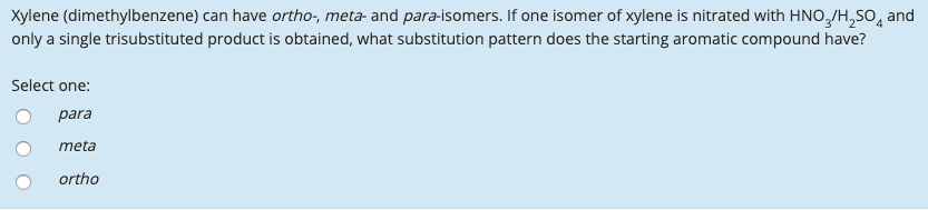 Solved Xylene (dimethylbenzene) can have ortho- meta-and | Chegg.com