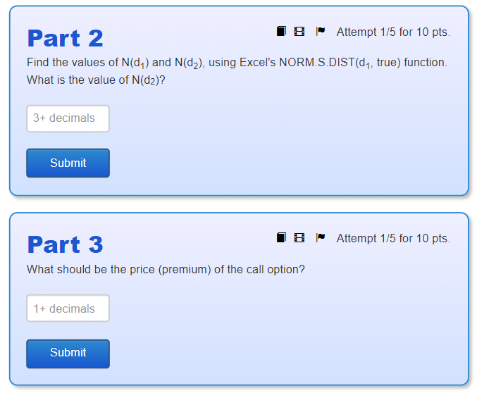 Solved Answer Part 1, 2 and 3. If you get any of | Chegg.com