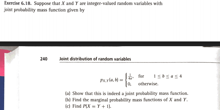 Solved Exercise 618 Suppose That X And Y Are 9228