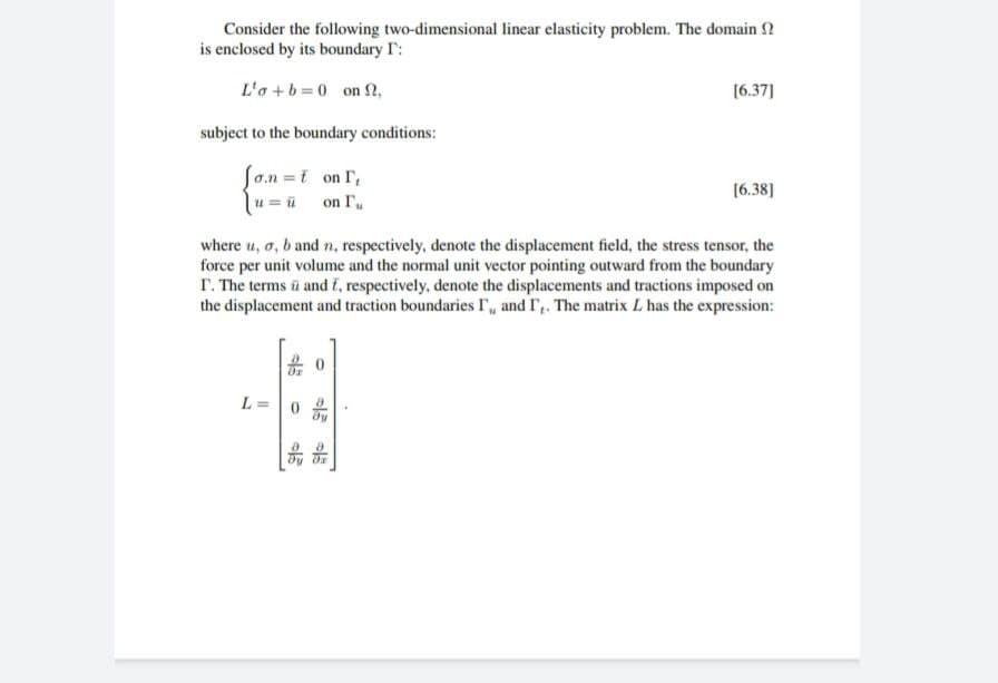 Solved Consider the following two-dimensional linear | Chegg.com
