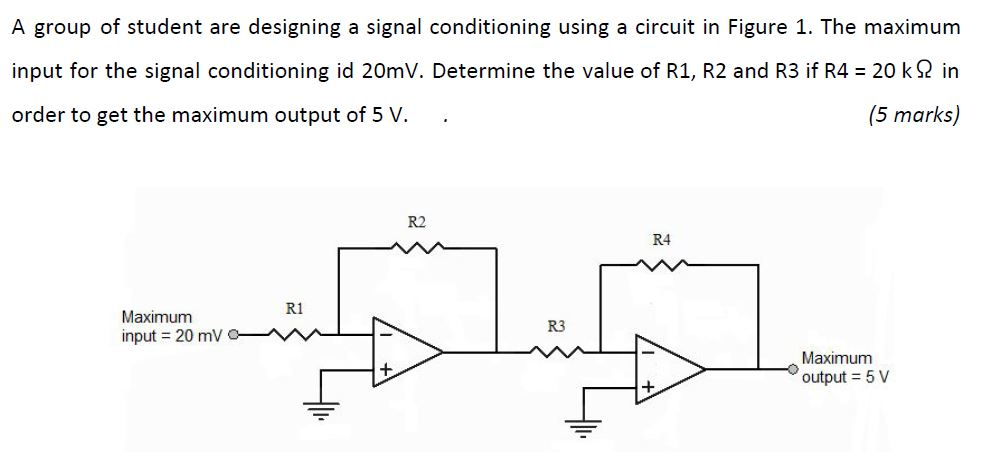 Solved A group of student are designing a signal | Chegg.com