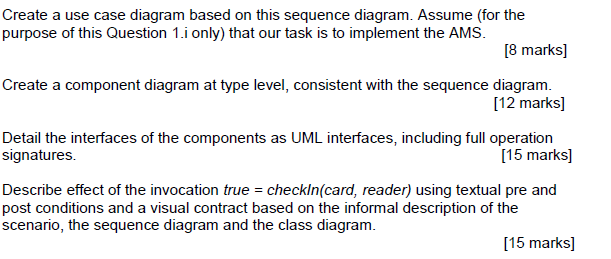 Solved Create a use case diagram based on this sequence | Chegg.com