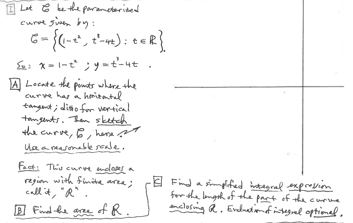 Solved Let to be the parameterized curve given by : a t² } | Chegg.com