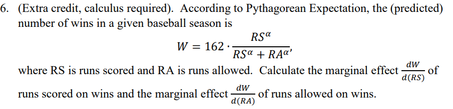 Solved (Extra credit, calculus required). According to | Chegg.com