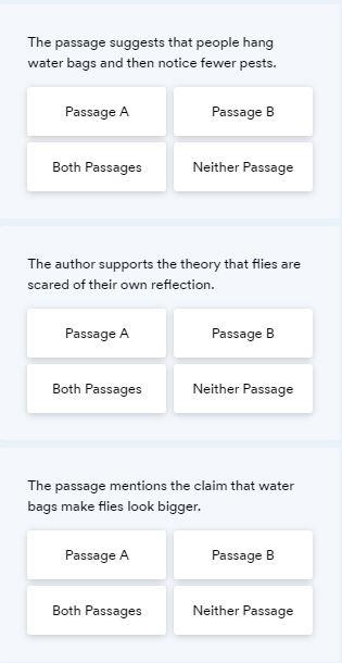 Solved • Passage A • Passage B • Both Passages • Neither | Chegg.com