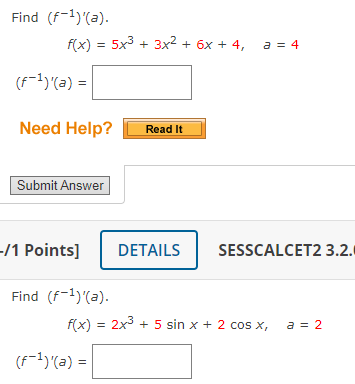 Solved Find (-1) a). f(x) = 5x3 + 3x2 + 5x + 4, a = 4 ( | Chegg.com