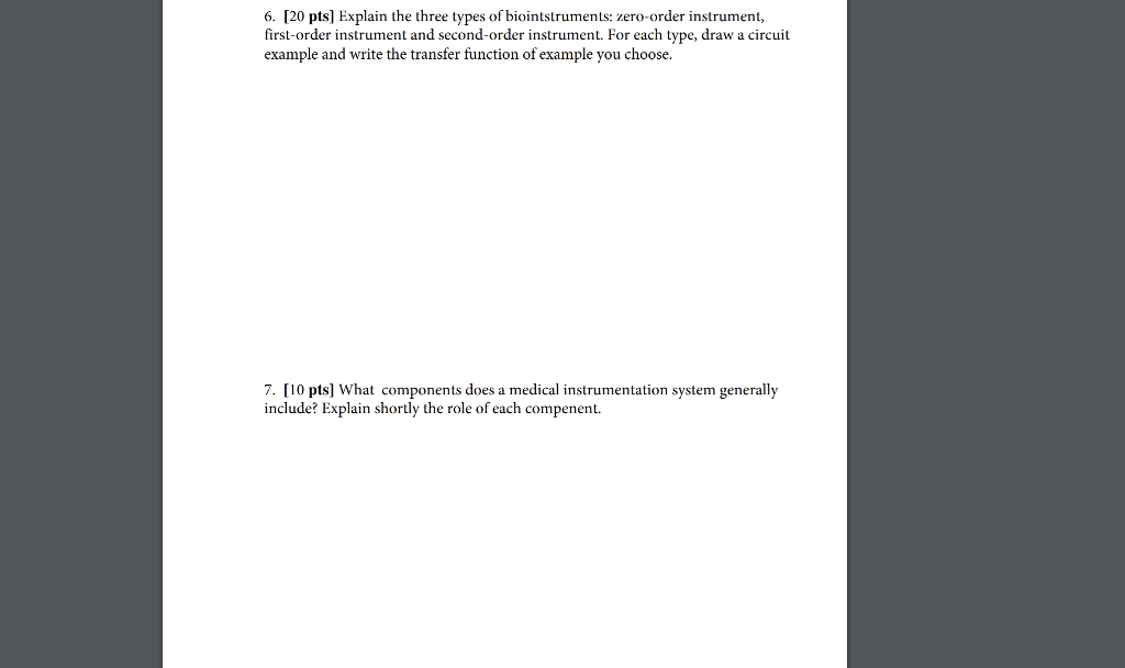 Solved 6. [20 pts] Explain the three types of | Chegg.com
