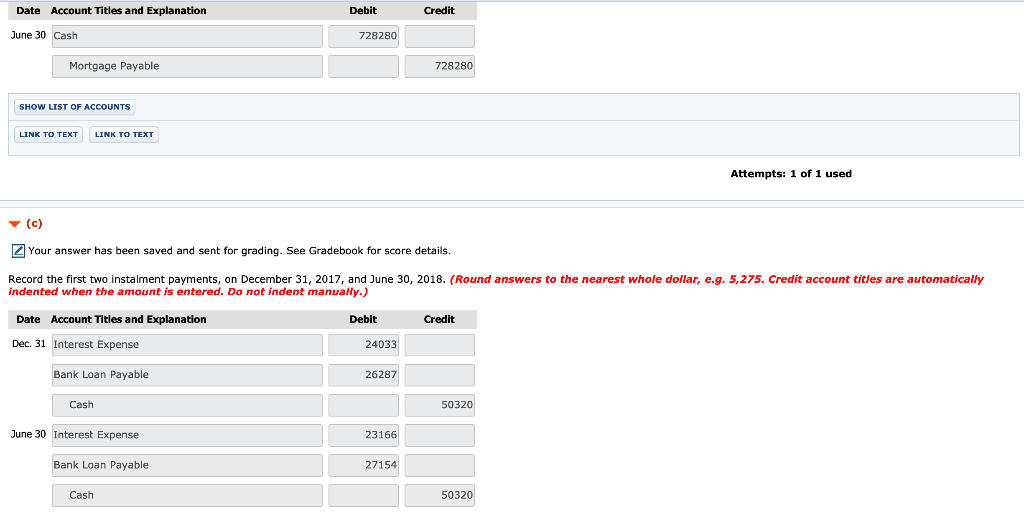 Solved Problem 10-4A (Part Level Submission) Interactive | Chegg.com