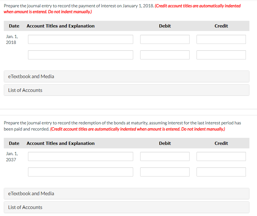 Solved Prepare the journal entry to record the issuance of | Chegg.com