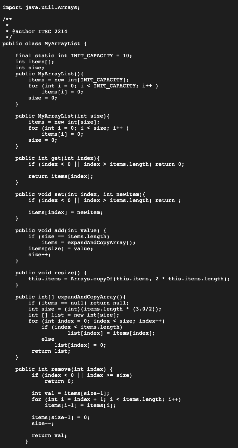 Solved In order to practice ADT, generics, Unit testing, and | Chegg.com