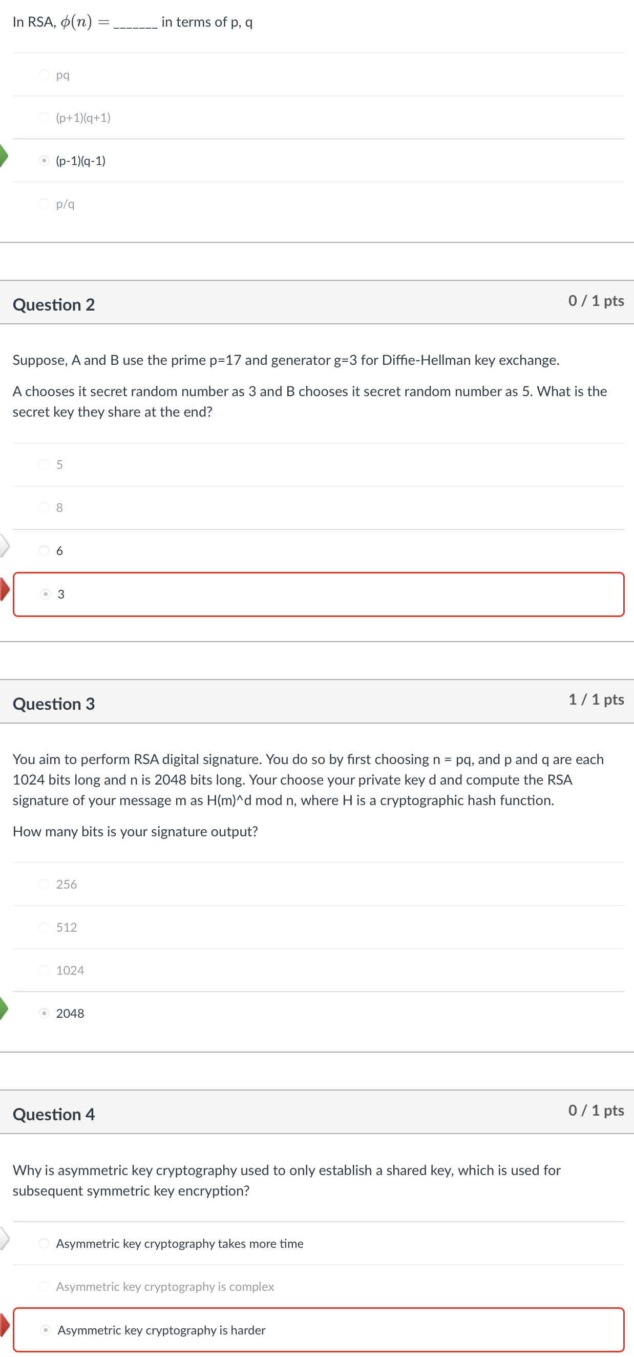 Solved lnRSA,φ(n)=in terms of | Chegg.com