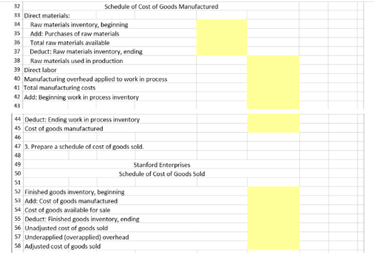 Solved \begin{tabular}{l|l|} \hline 32 & Schedule of | Chegg.com