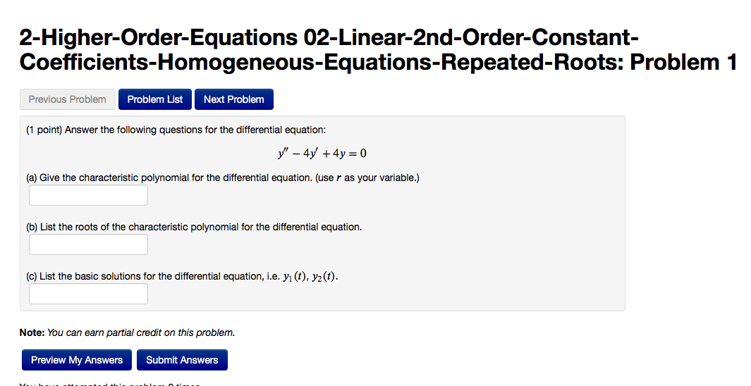 Solved 2-Higher-Order-Equations | Chegg.com