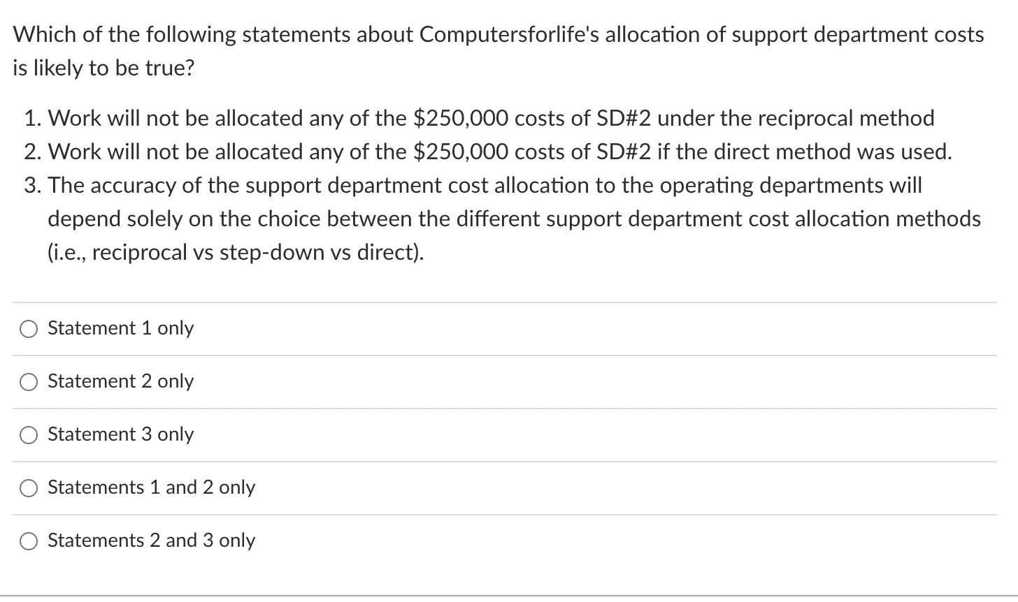 Solved Using the reciprocal method what is the combined | Chegg.com