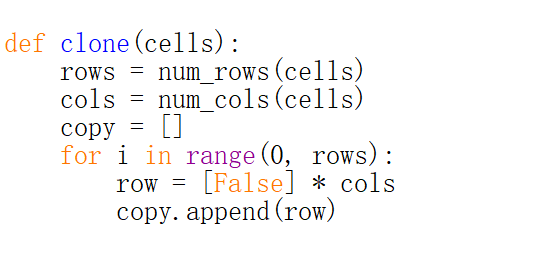 Solved import life2 cells = [[False, False, False, False, | Chegg.com