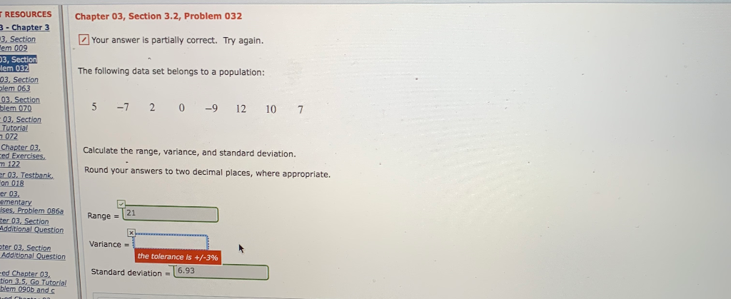 Solved Chapter 03, Section 3.2, Problem 032 Your answer is | Chegg.com