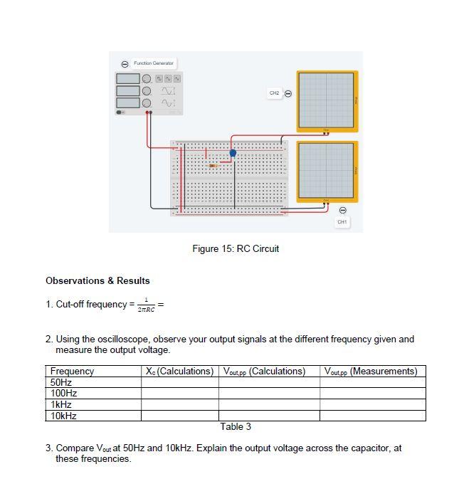 Objective: Experiment 1: Introduction to AC Signals • | Chegg.com