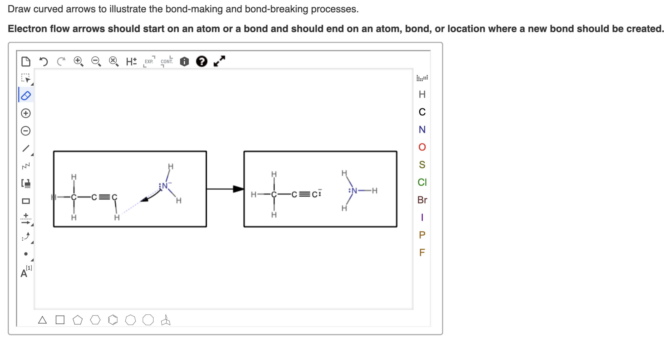 Solved Draw curved arrows to illustrate the bond-making and | Chegg.com Solved Draw curved arrows to illustrate the bond-making and | Chegg.com