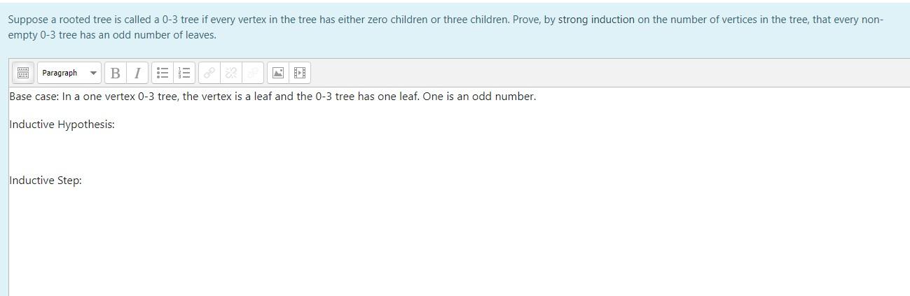 Solved Suppose a rooted tree is called a 0-3 tree if every | Chegg.com