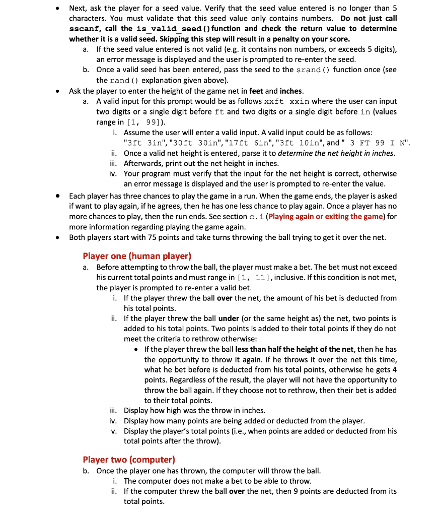 Solved In this project, you will write a C program that | Chegg.com