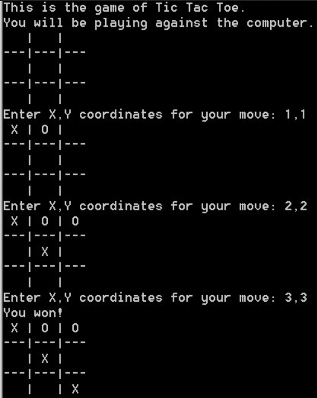 Solved Write A Java Console Application To Implement A Tic