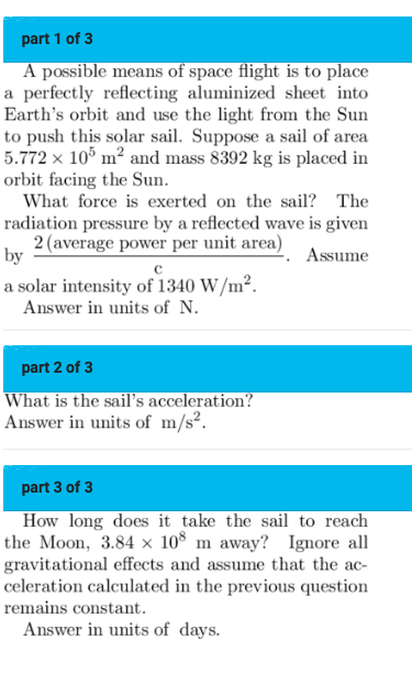 Solved I only need help with part three please! Part 1 | Chegg.com