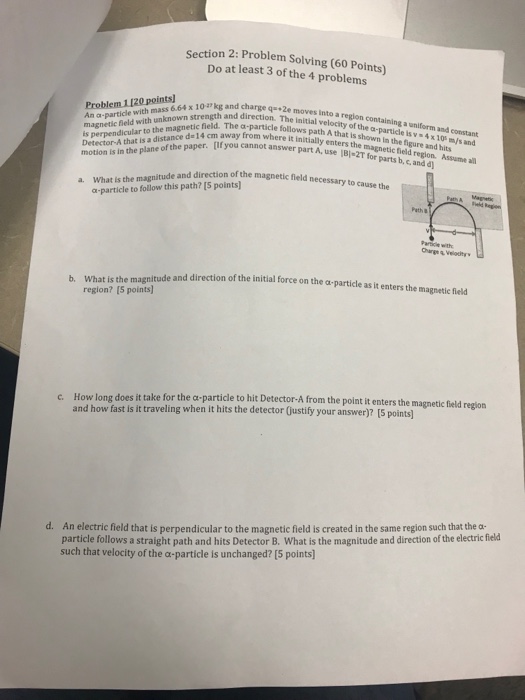 Solved Section 2: Problem Solving (60 Points) Do at least 3 | Chegg.com