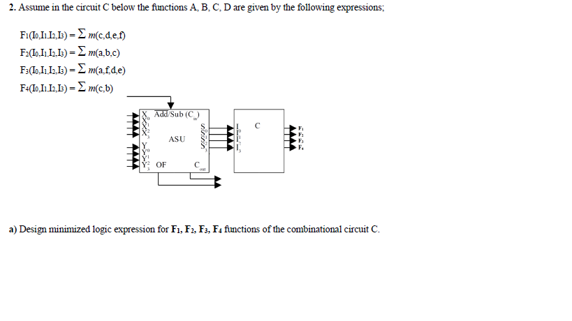 Solved 2. Assume in the circuit C below the functions A, B, | Chegg.com