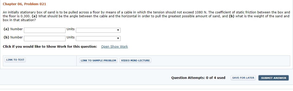 Solved Chapter 06, Problem 021 An initially stationary box | Chegg.com