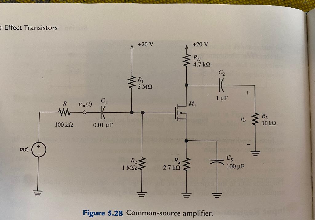 Solved Draw the small signal equivalent circuit for the | Chegg.com