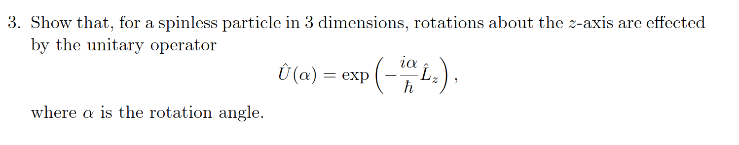 Solved 3. Show that, for a spinless particle in 3 | Chegg.com