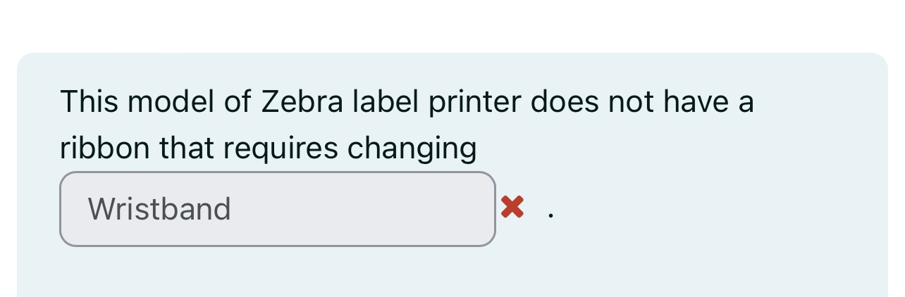 Solved This model of Zebra label printer does not have a | Chegg.com