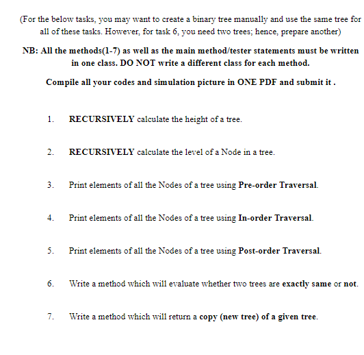 Solved Topic: Data Structures - Trees and Graphs using | Chegg.com