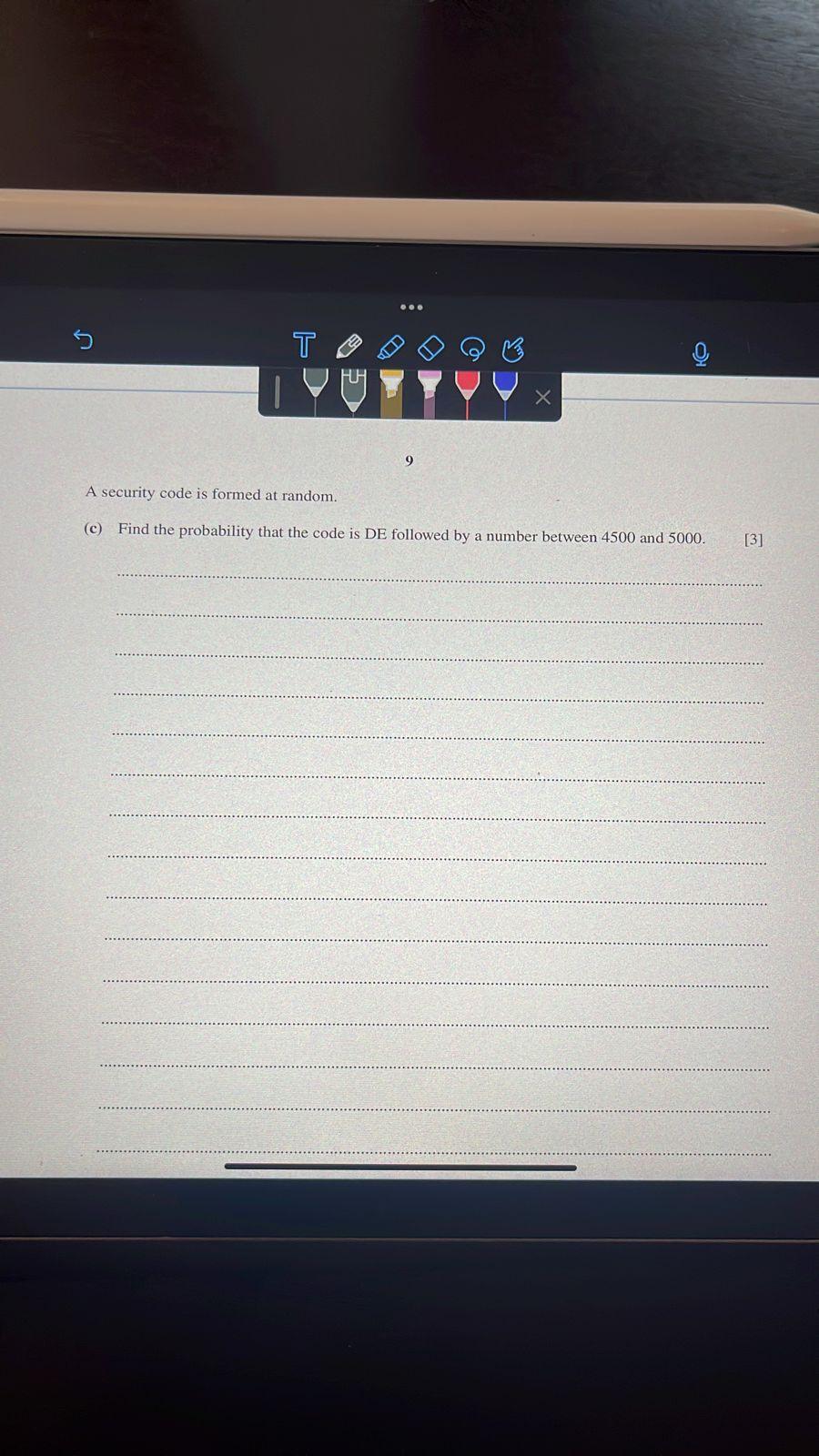 Solved 5 A security code consists of 2 letters followed by a | Chegg.com