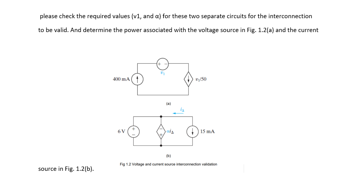 Solved please check the required values (v1, and a) for | Chegg.com