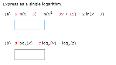 Solved Use the laws of logarithms to expand each expression. | Chegg.com
