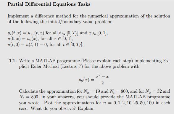 this is a matlab question can you provide me with a | Chegg.com