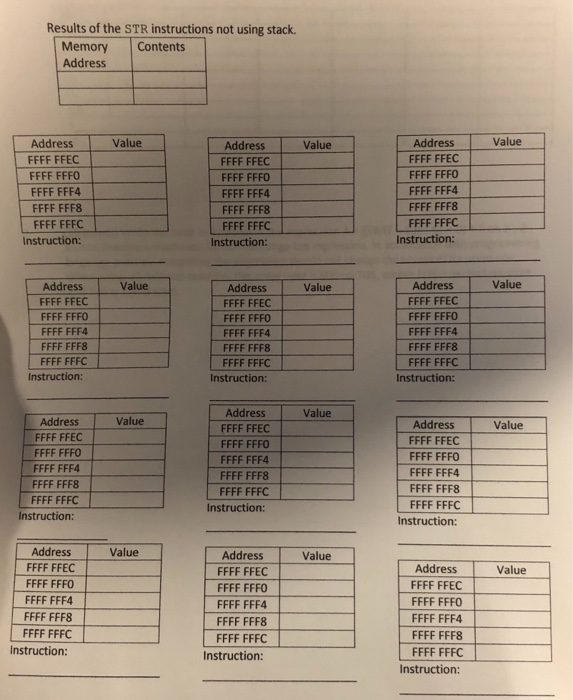 30 Points Consider The Following Arm Program Trace 